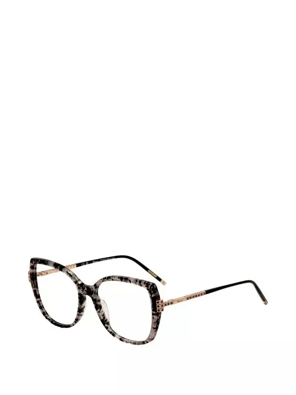 Chopard Geometric Frame Eyeglasses - Grey