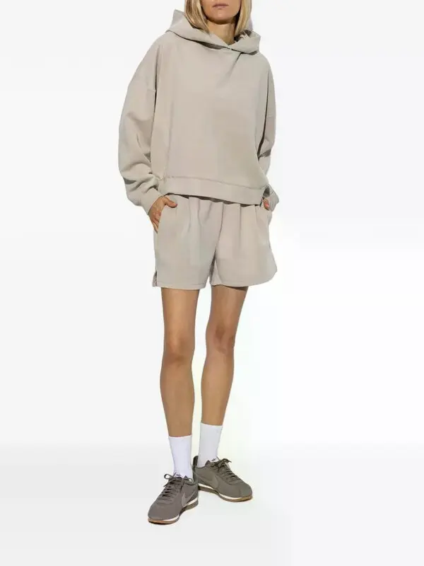 Nike Logo-print Cropped Hoodie