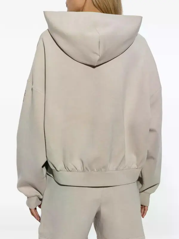 Nike Logo-print Cropped Hoodie