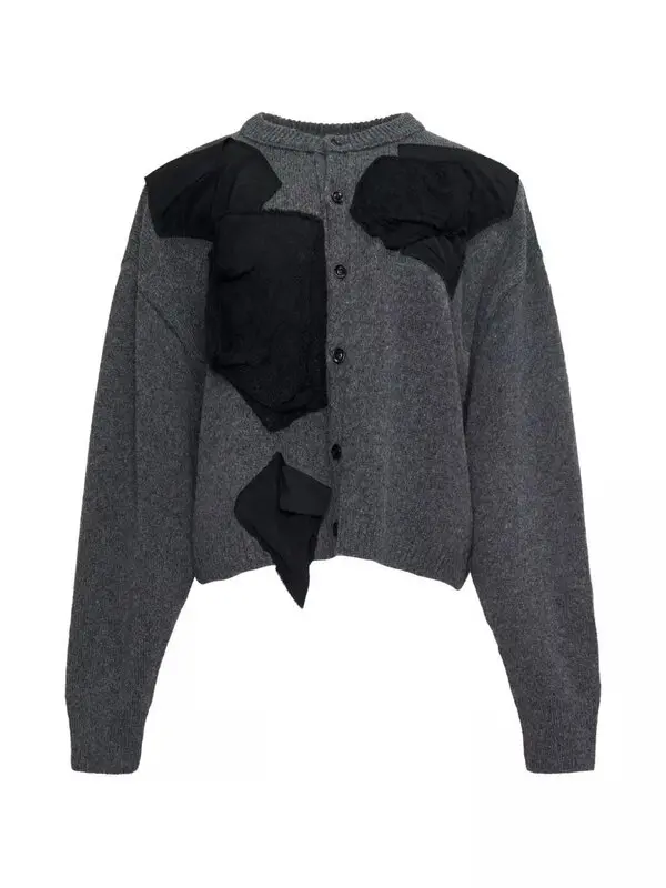 Y’s Patchwork Button-up Cardigan