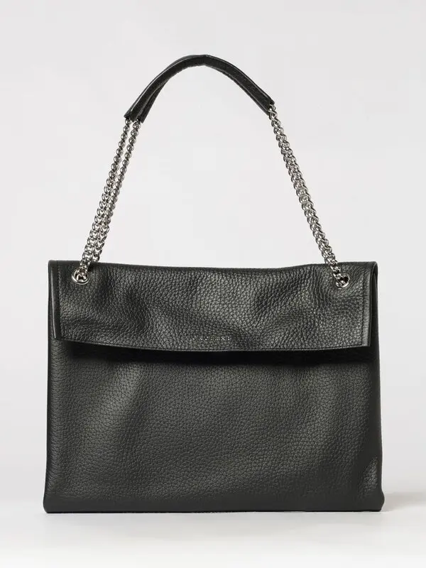 Orciani Leather Shoulder Bag - Black