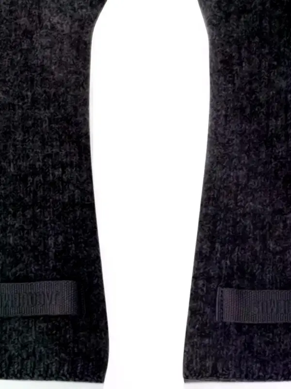 Jacquemus Knitted Gloves - Black