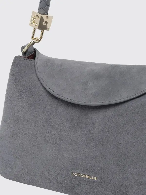 COCCINELLE Leather Shoulder Bag - Grey