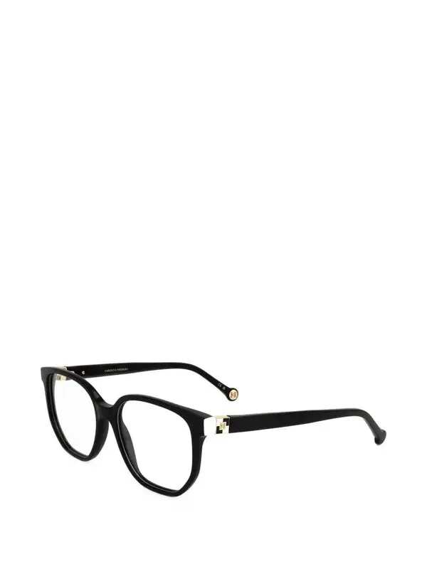 Carolina Herrera Geometric Frame Eyeglasses - Black