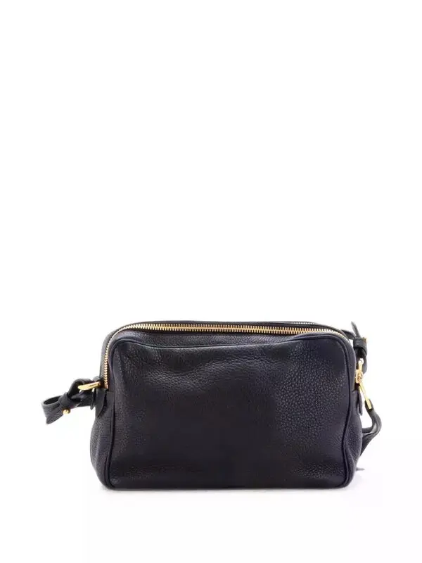 Prada Double Zip Camera Bag Vitello Daino Crossbody Bag