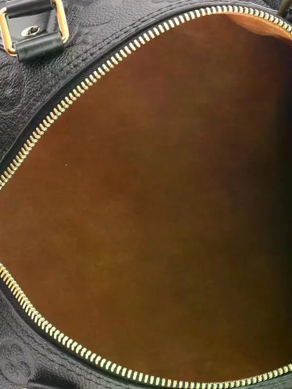 LOUIS VUITTON Speedy Soft Bandouliere Monogram Empreinte Leather Satchel