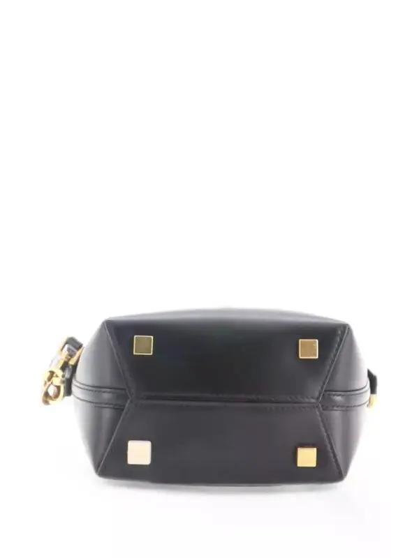Saint Laurent Le 37 Leather Mini Bucket Bag - Black