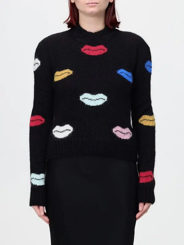 Fiorucci Knit Sweater With Lip Print