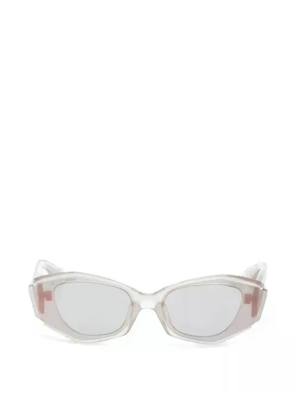 Dita Aloure Geometric-frame Sunglasses - Grey