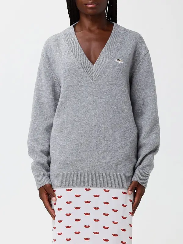 Fiorucci V-neck Pullover - Grey