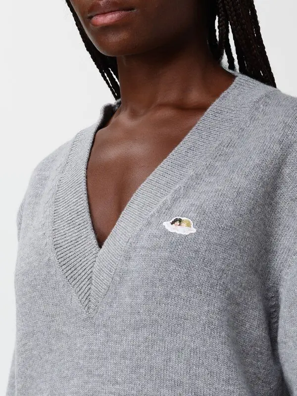 Fiorucci V-neck Pullover - Grey