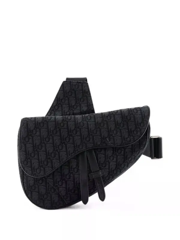 Dior Saddle Oblique Canvas Crossbody Bag