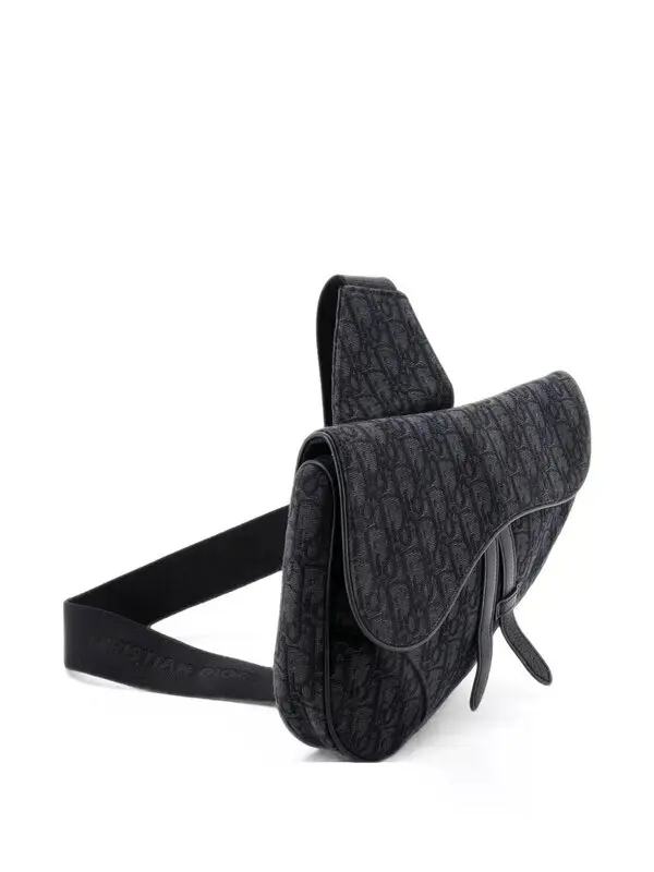 Dior Saddle Oblique Canvas Crossbody Bag
