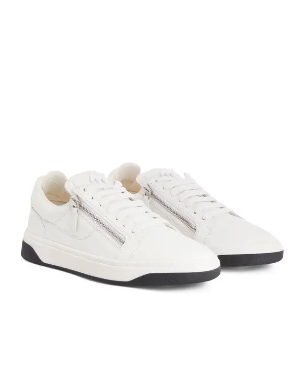 GIUSEPPE ZANOTTI Zip Detail Low Top Sneakers