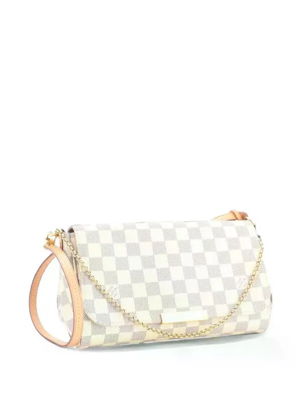 LOUIS VUITTON Monogram Favorite Mm Crossbody Bag - White