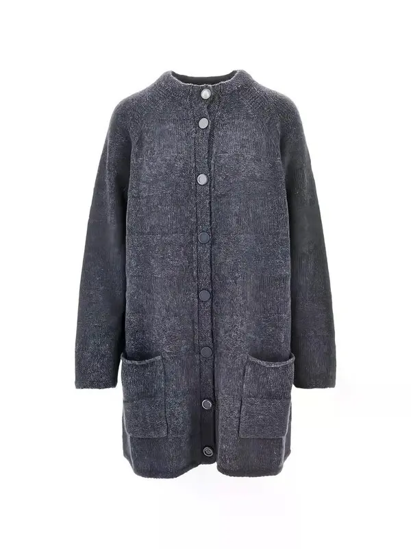 Emporio Armani Button-fastening Long-sleeve Cardigan - Grey