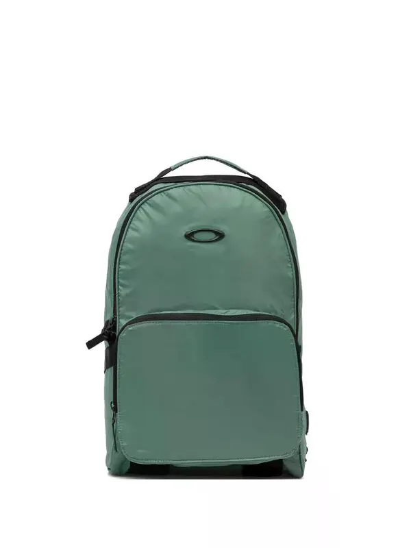 Oakley Logo Plaque Zip-fastening Backpack - Green