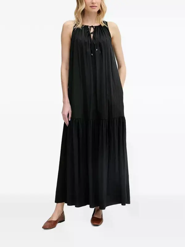 MOS MOSH Mmsabri Sleeveless Tiered Maxi Dress - Black