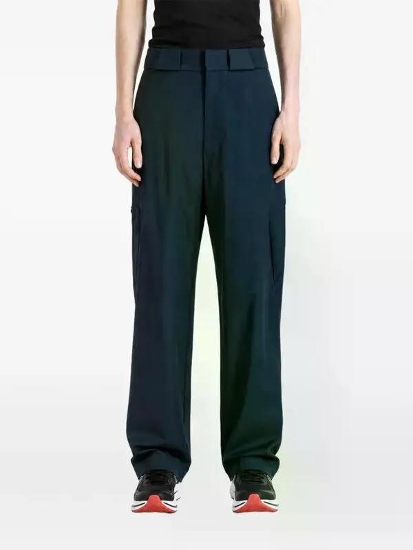 KIKO KOSTADINOV Panelled Straight-leg Trousers - Blue