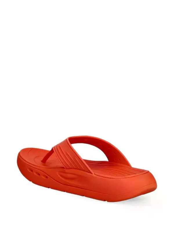 Oakley Studio Perforated Logo-embossed Flip-flops