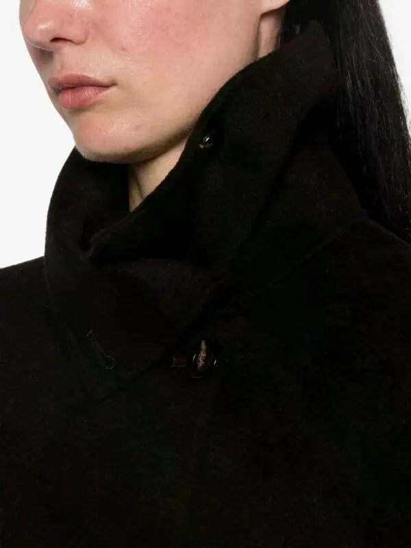 Soeur James Belted Button-up Coat