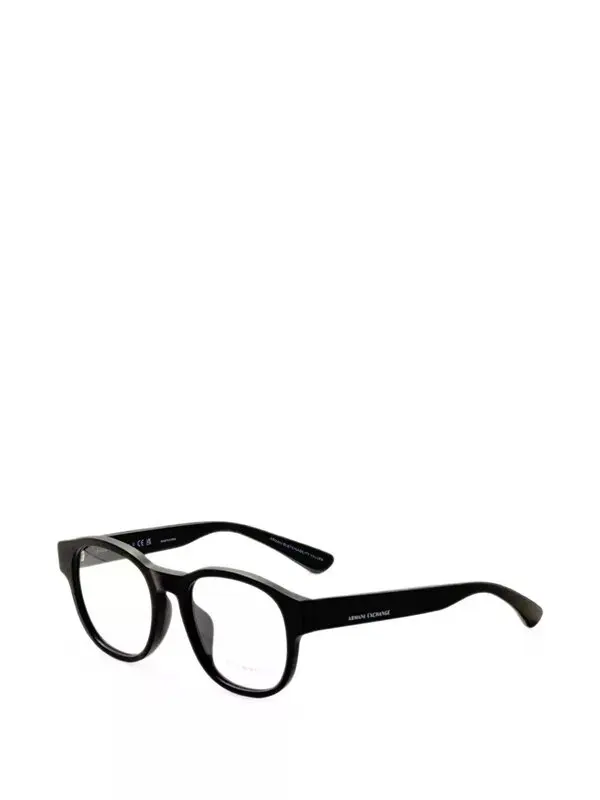 Armani Exchange Matte-finish Geometric-frame Glasses