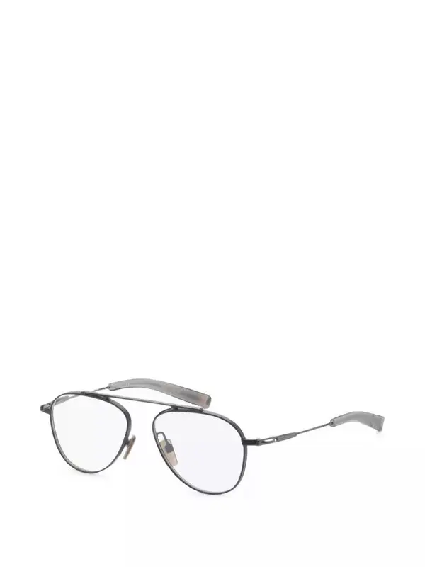 Dita Lancier Geometric-frame Glasses - Grey