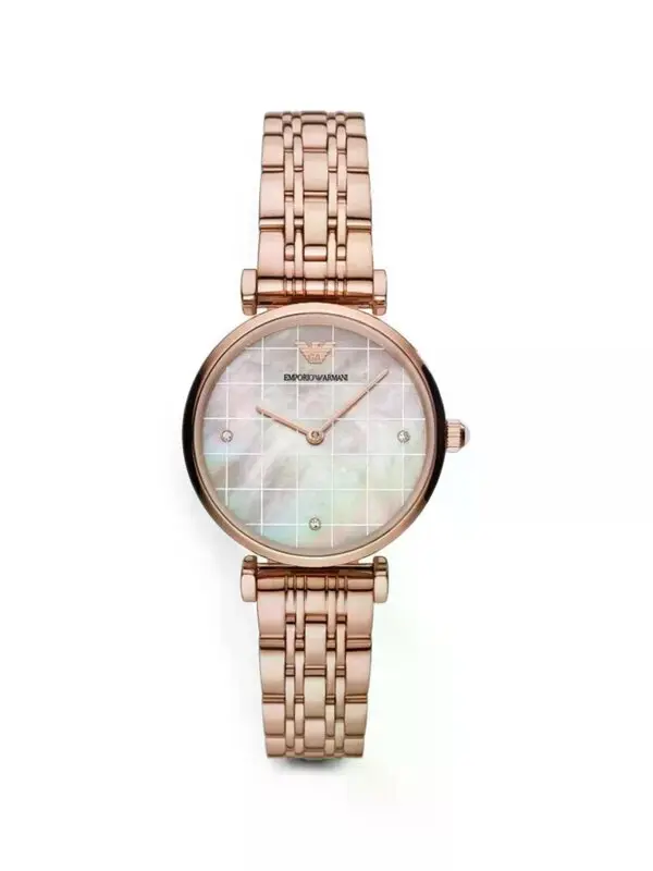 Emporio Armani Mother-of-pearl Dial 32mm Watch - White