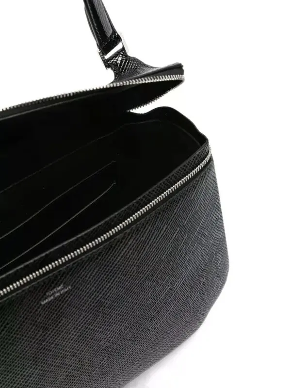 TOTEME Clip Palmellato-patent Shoulder Bag