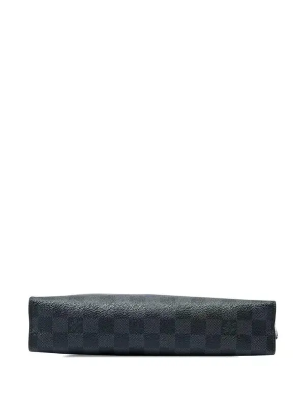 LOUIS VUITTON Damier Graphite Pochette Voyage Clutch Bag