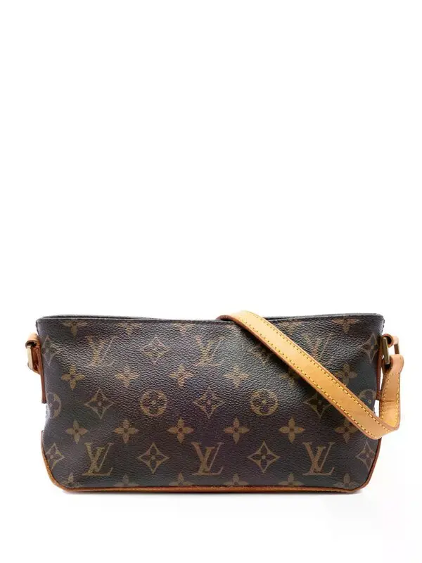 LOUIS VUITTON 2003 Monogram Trotteur Crossbody Bag - Brown