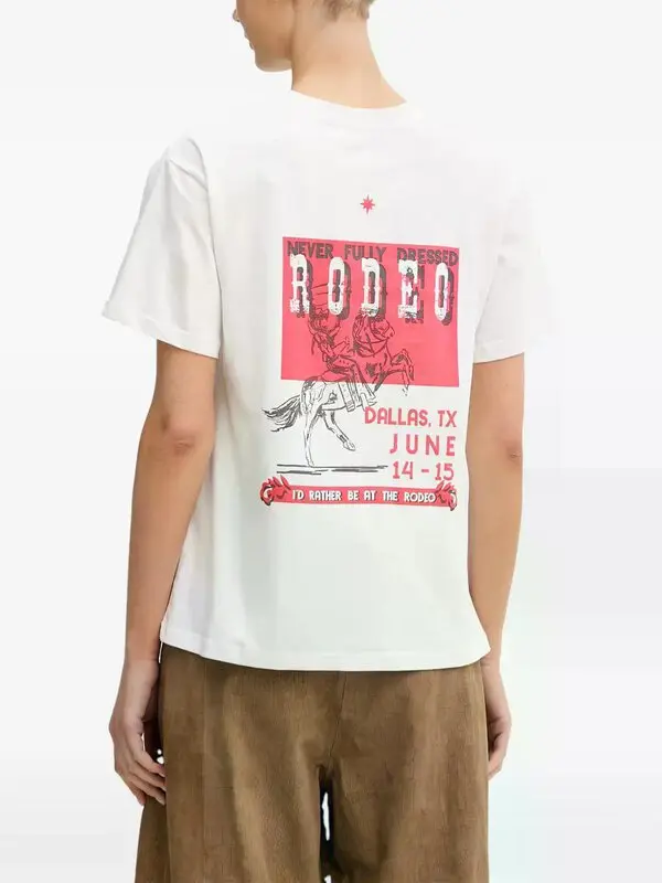 NEVER FULLY DRESSED Rodeo Graphic-print T-shirt