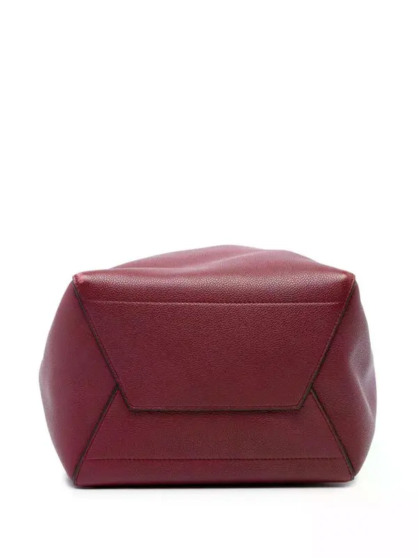 Celine 2018 Medium Leather Seau Sangle Bucket Bag Satchel