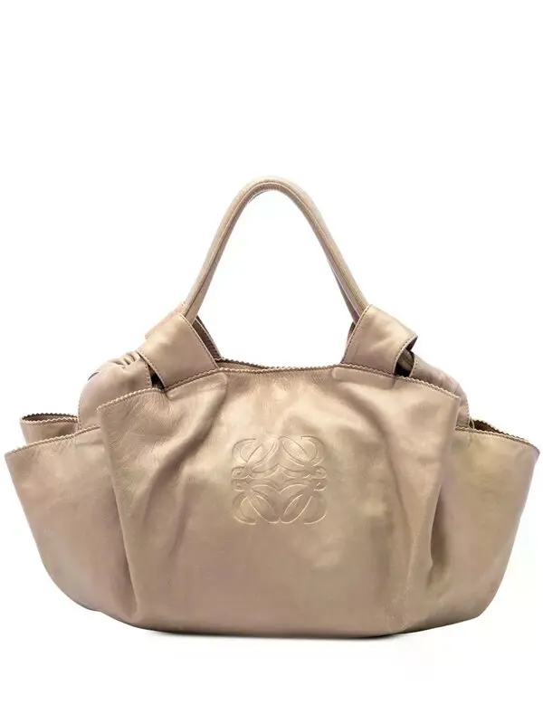 Loewe 2010 Metallic Nappa Aire Hobo Bag - Gold
