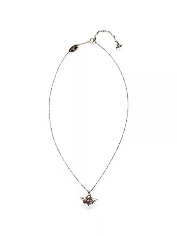VIVIENNE WESTWOOD Orb-pendant Winged Necklace - Gold