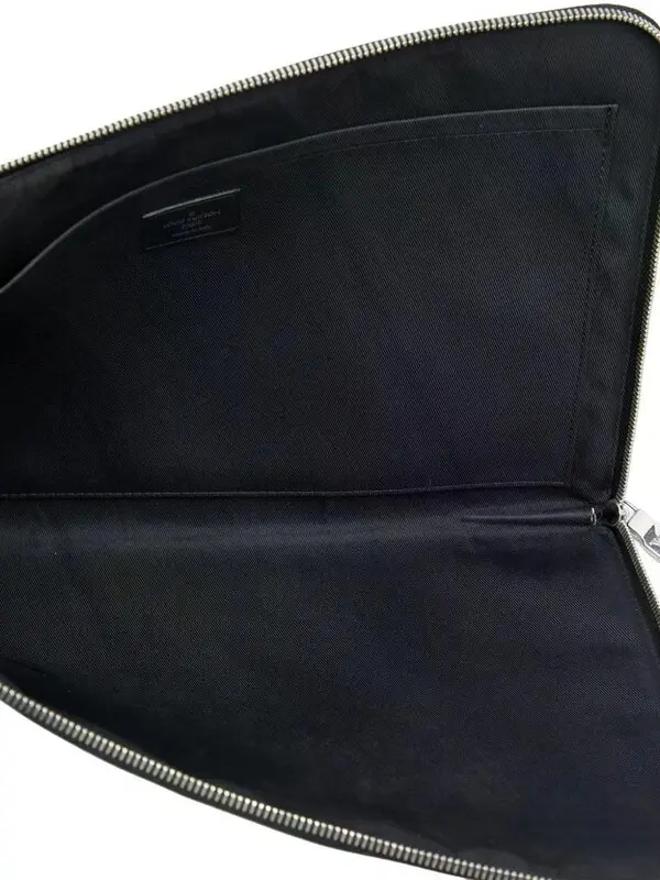 LOUIS VUITTON Damier Graphite Pochette Jour Gm Clutch Bag