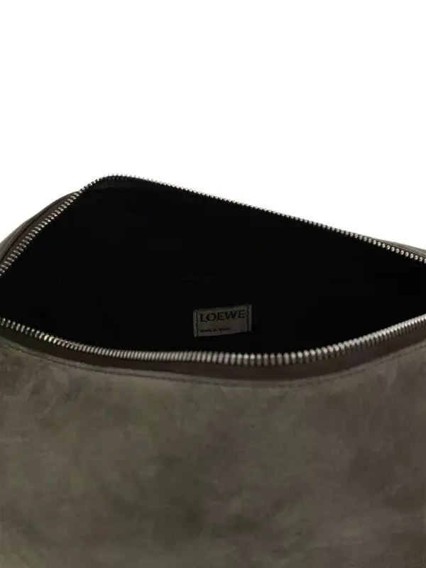 Loewe Medium Loop Leather Shoulder Bag - Green