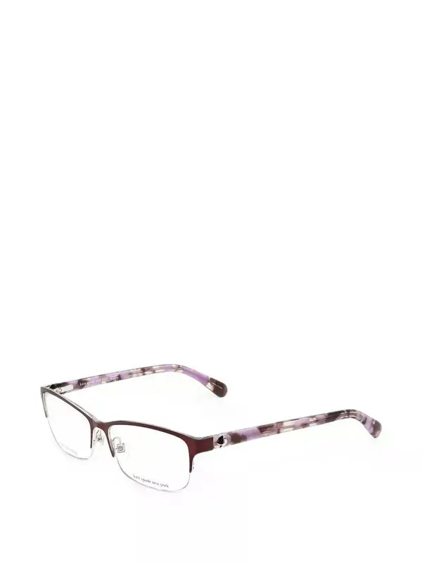 Kate Spade New York Marnie Rectangle-frame Glasses - Purple