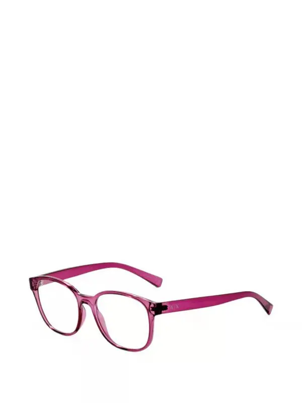 Armani Exchange Square-frame Glasses - Red