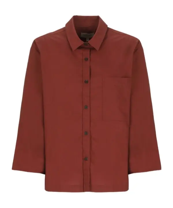 Woolrich Long-sleeved Poplin Shirt