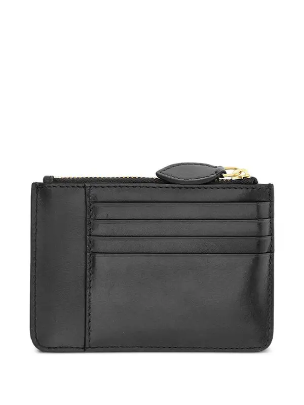 THE BRIDGE Zip-fastening Leather Card Holder - Black