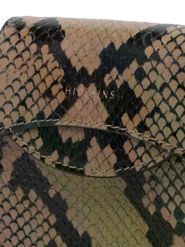 HIDESINS Snake-effect Shoulder Bag