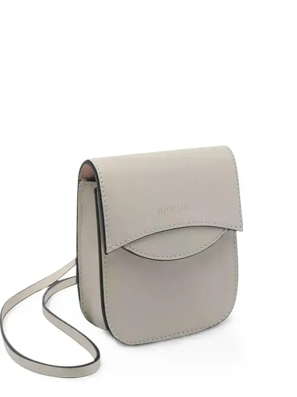HIDESINS Logo-print Foldover Shoulder Bag - Neutrals