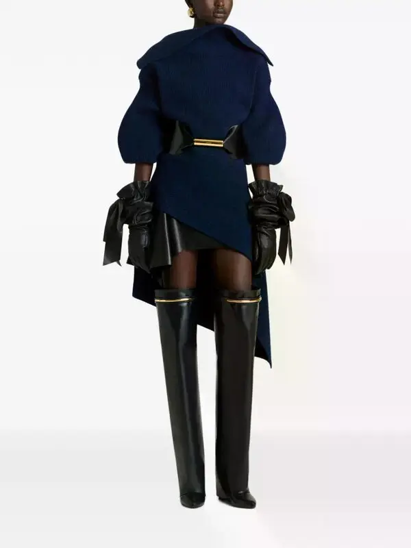 Givenchy Ribbed Asymmetric-hem Dress