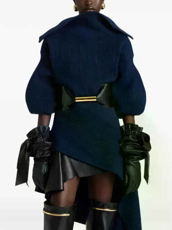 Givenchy Ribbed Asymmetric-hem Dress
