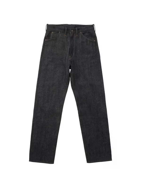 TAIGA TAKAHASHI Buckle-strap Straight-leg Jeans