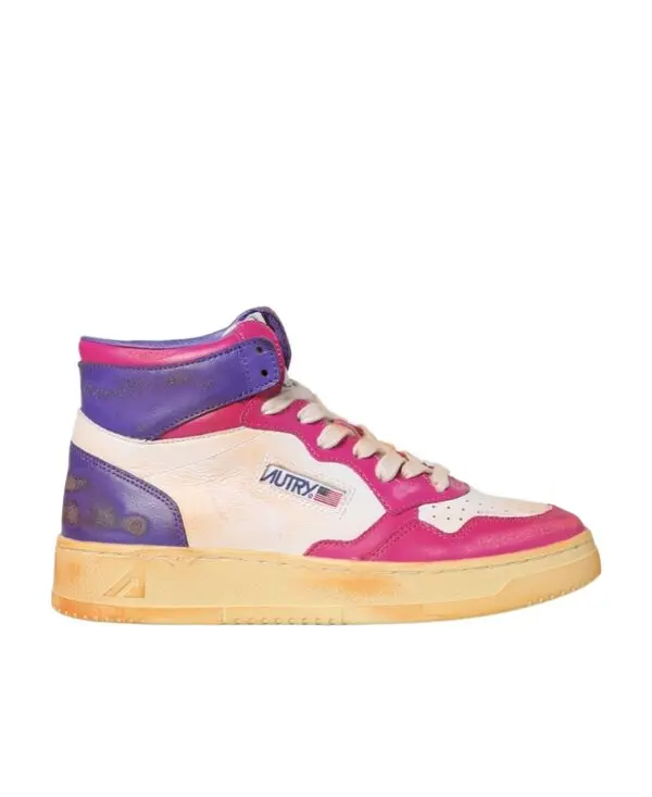 AUTRY Medalist High-top Sneakers - Pink
