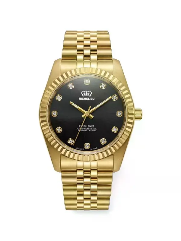 RICHELIEU SWISS Escellemce 22mm Watch - Black