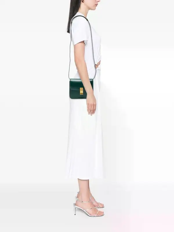Celine Calfskin Classic Box Crossbody Bag - Green