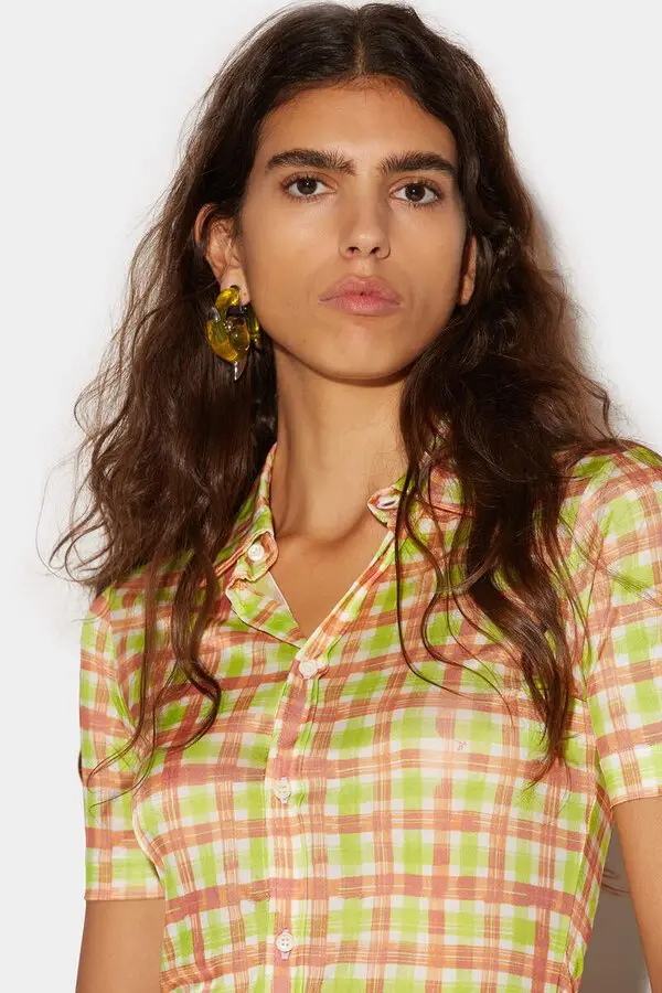 Dsquared2 Check-print Short-sleeve Shirt